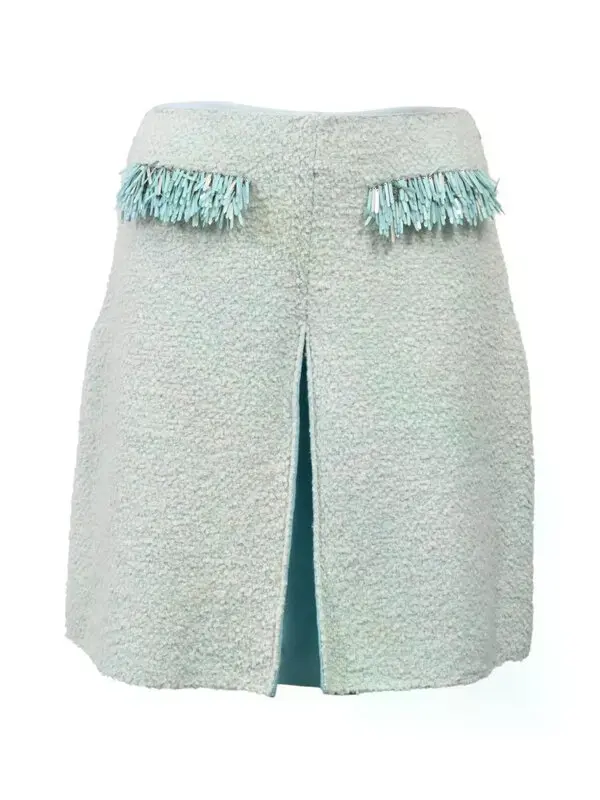 LANVIN Fringed-trim Mini Skirt