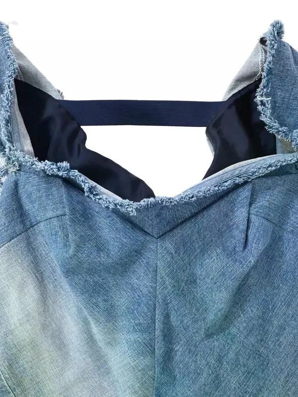 Junya Watanabe X Comme Des Garçons Draped Denim Tank Top