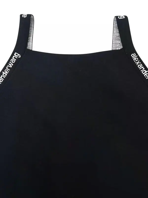 Alexander Wang Logo-jacquard Tank Top
