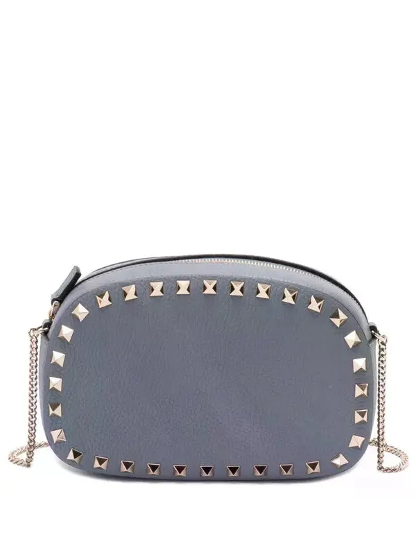 Valentino Garavani Mini Rockstud Cross Body Bag - Grey
