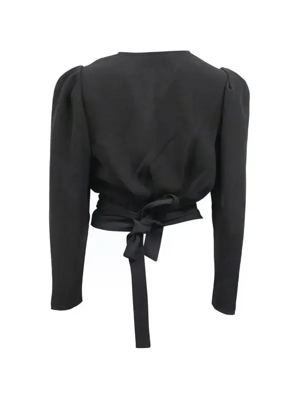 Ba&sh Oxane Pleated Wrap Blouse