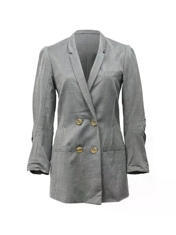 Alexander Wang Double-breasted Linen Blazer