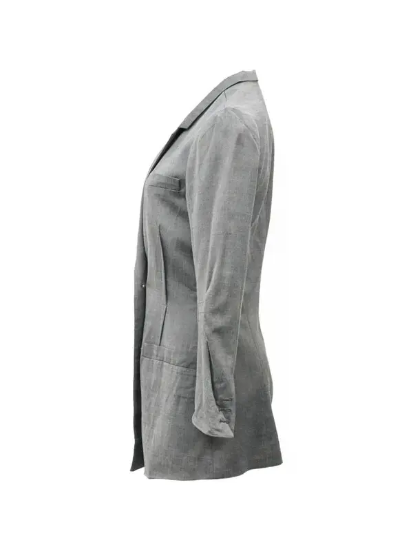 Alexander Wang Double-breasted Linen Blazer