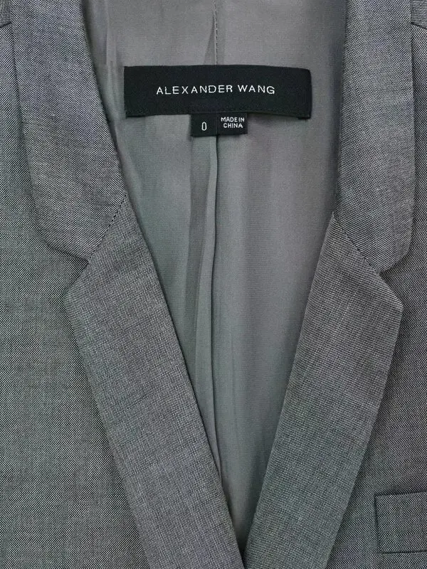 Alexander Wang Double-breasted Linen Blazer