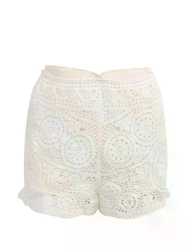 Chloé Lace-pattern Mini Shorts