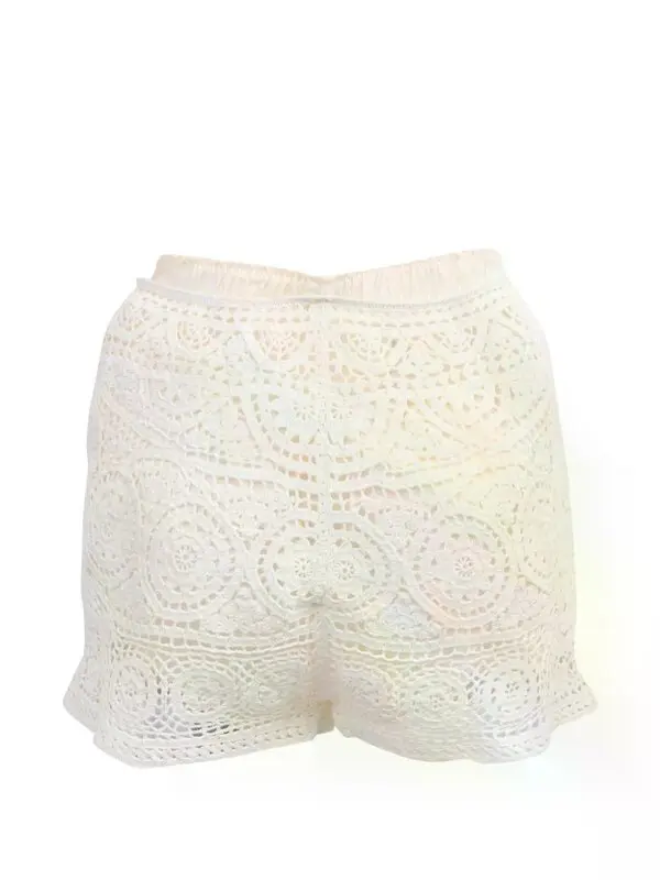 Chloé Lace-pattern Mini Shorts