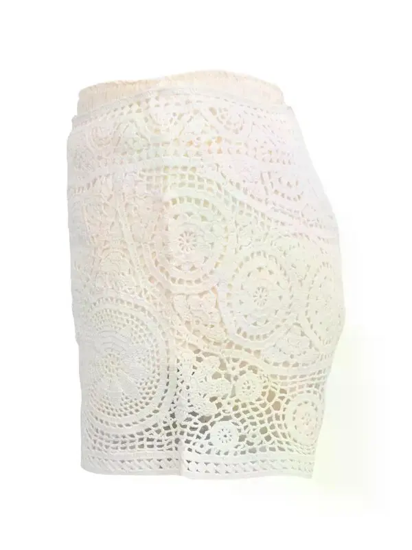 Chloé Lace-pattern Mini Shorts