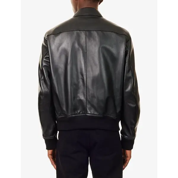 TOM FORD Plonge Pocket Leather Jacket