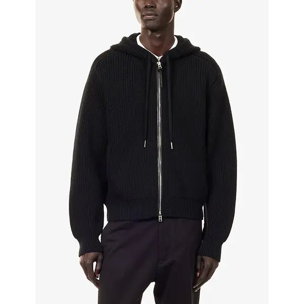 TOM FORD Zip-up Knitted Wool Hoodie