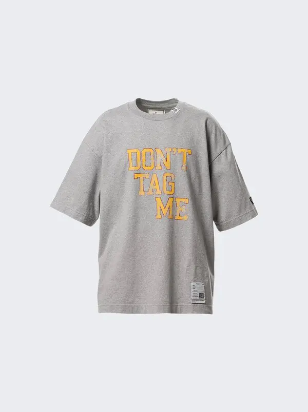 Mihara Yasuhiro Don't Tag Me Printed Tee - Gray