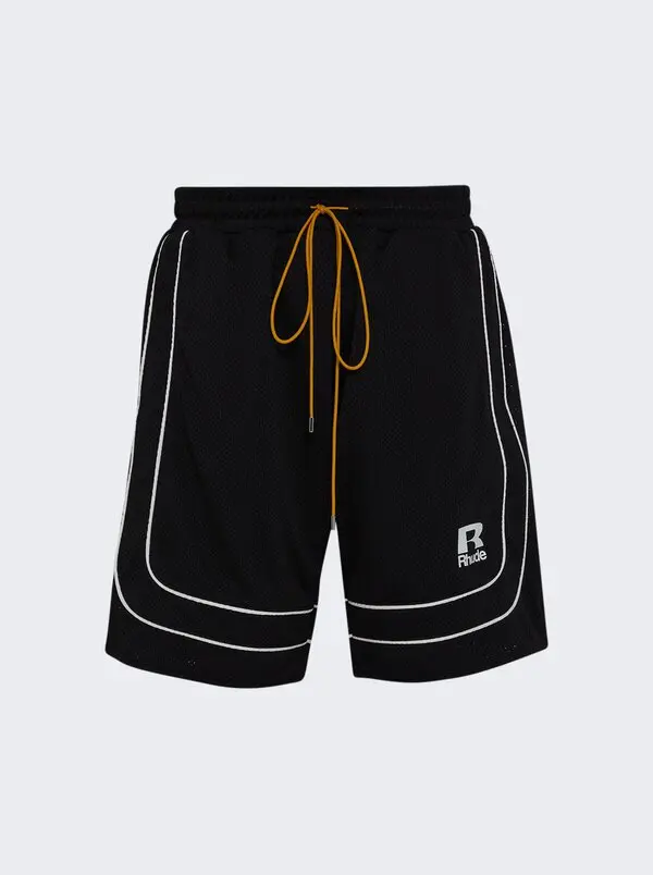 Rhude Baggy Mesh Basketball Short - Black