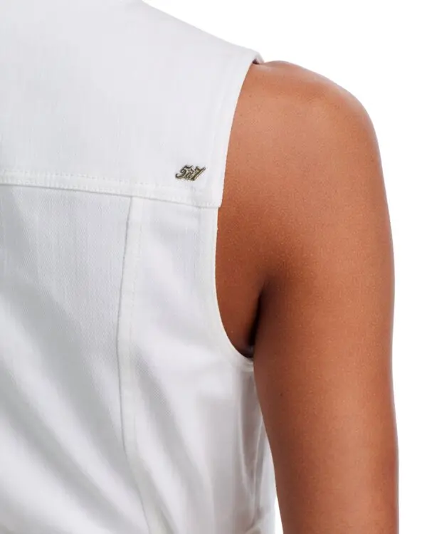 Cinq À Sept Denim Reenee Vest - White