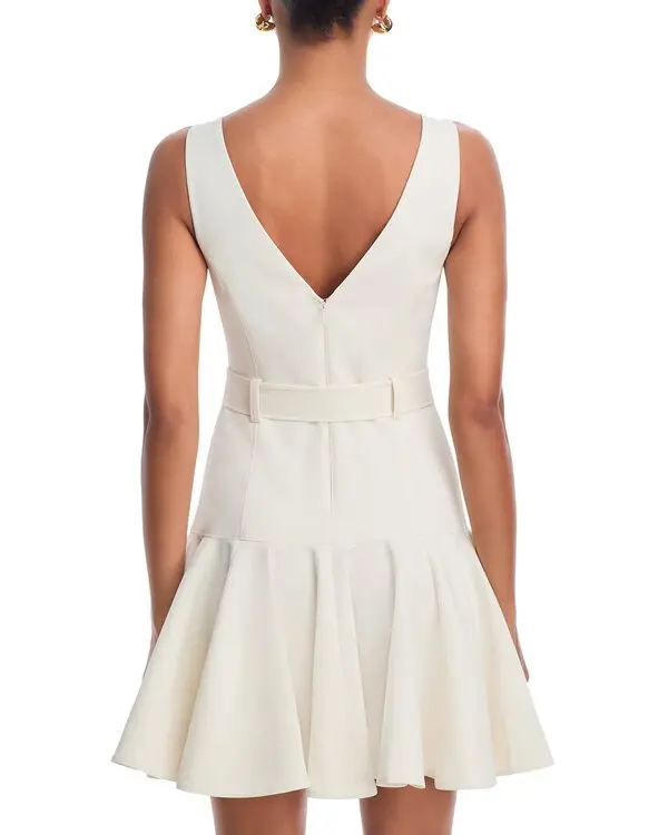 Cinq À Sept Maeva Dress With Belt - Ivory