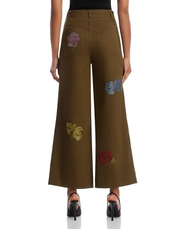 Cinq À Sept Heatset Roses Mylah High Rise Jeans