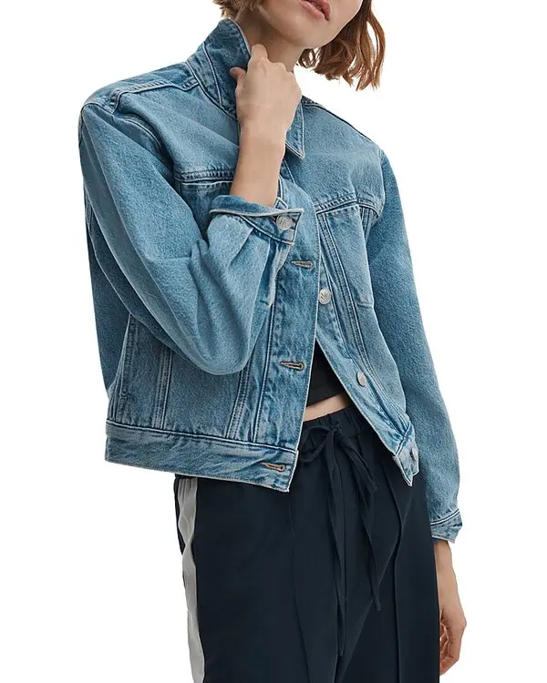 Rag & Bone Marie Trucker Jacket - Everglade