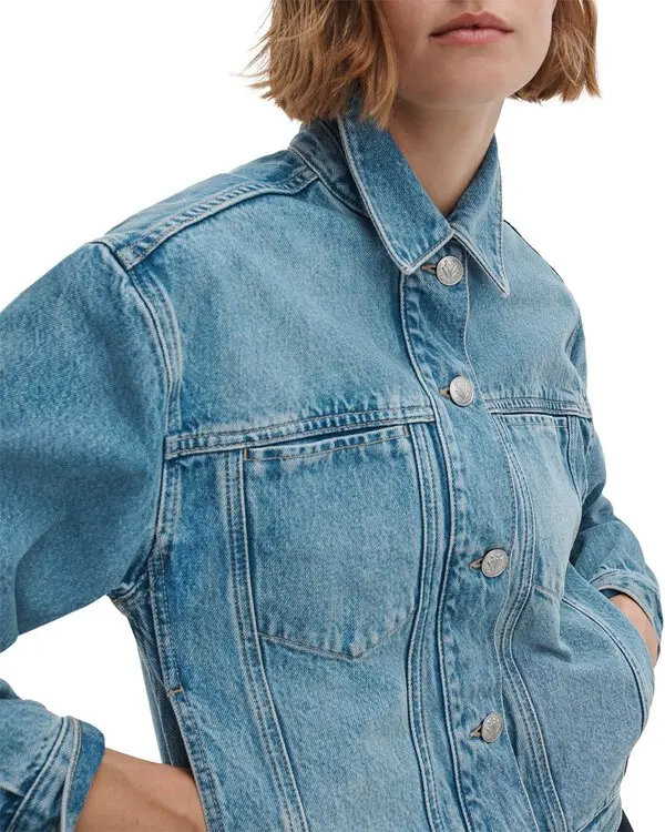 Rag & Bone Marie Trucker Jacket - Everglade