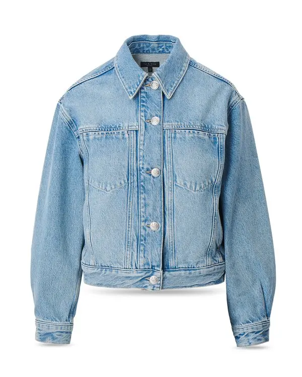 Rag & Bone Marie Trucker Jacket - Everglade