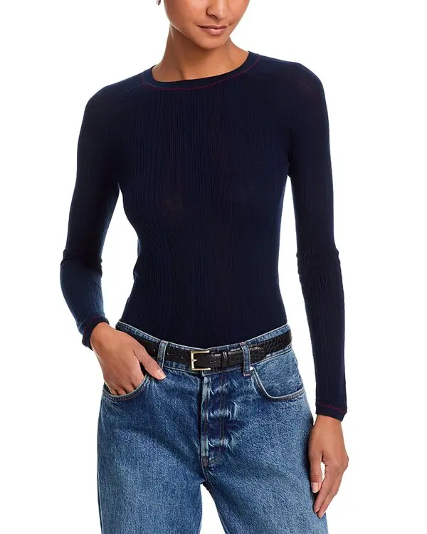 Rag & Bone Teresa Rib Long Sleeve Tee