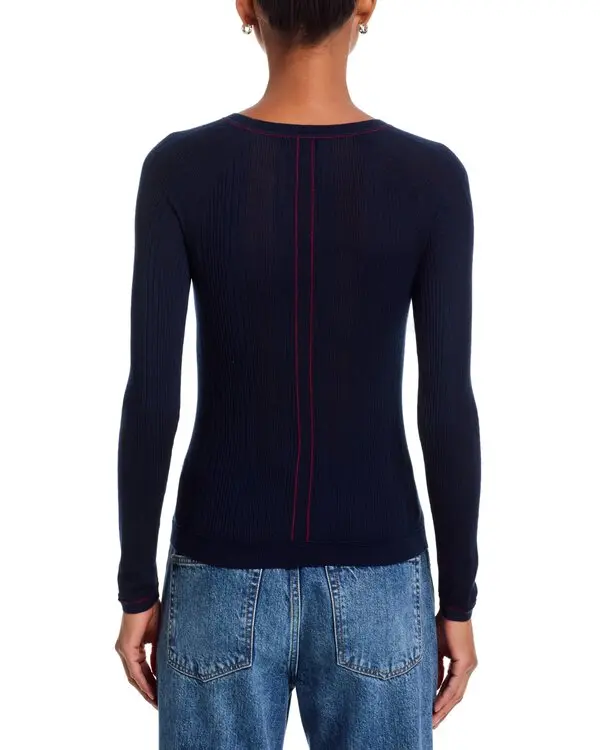 Rag & Bone Teresa Rib Long Sleeve Tee