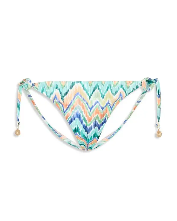 MILLY Tropical Chevron String Bikini Bottom