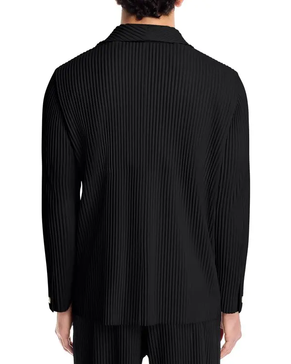 Issey Miyake Basics Ribbed Blazer - Black
