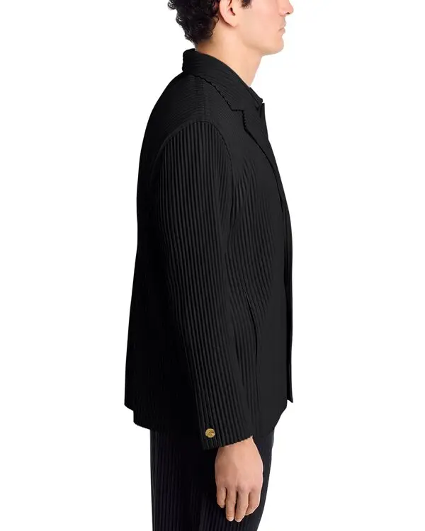 Issey Miyake Basics Ribbed Blazer - Black