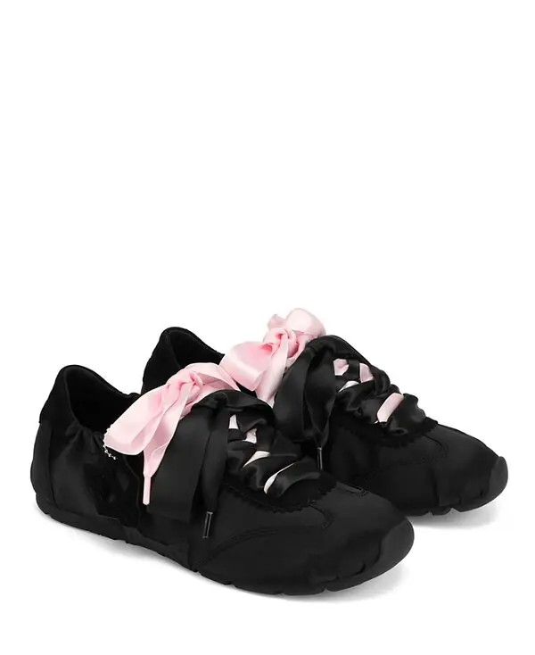 NAKED WOLFE Ballet Sneakers - Black