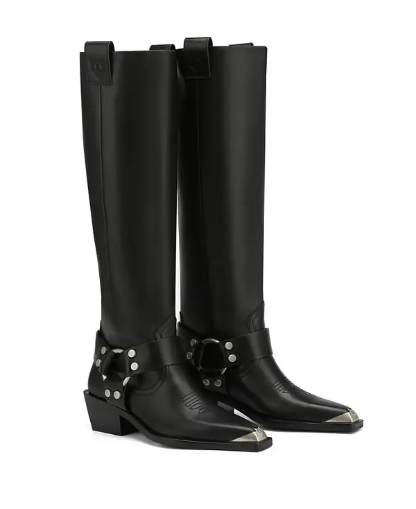 NAKED WOLFE Stated Knee High Boots - Black