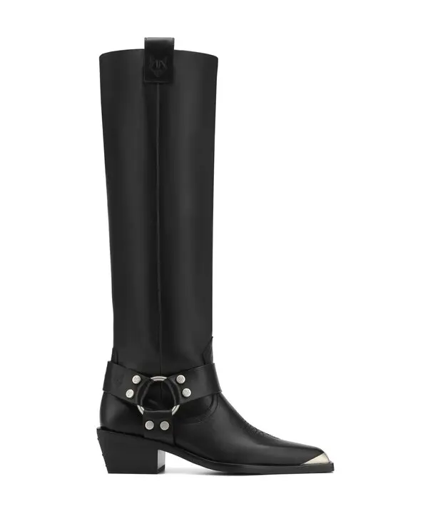 NAKED WOLFE Stated Knee High Boots - Black