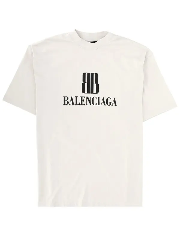 Balenciaga Logo T-shirt - White