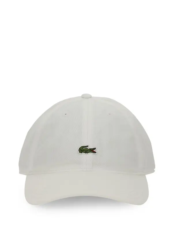 Lacoste Baseball Cap With Logo - White