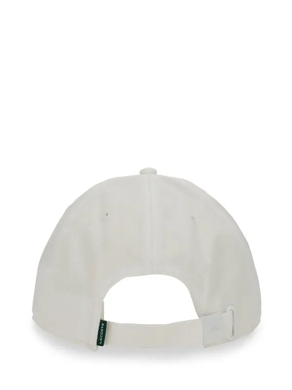 Lacoste Baseball Cap With Logo - White