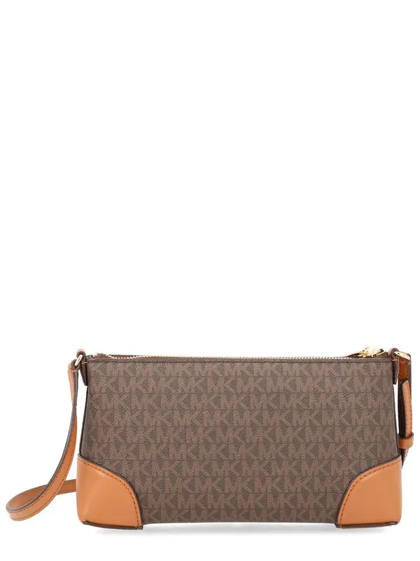 Michael Kors Logo Shoulder Bag - Brown