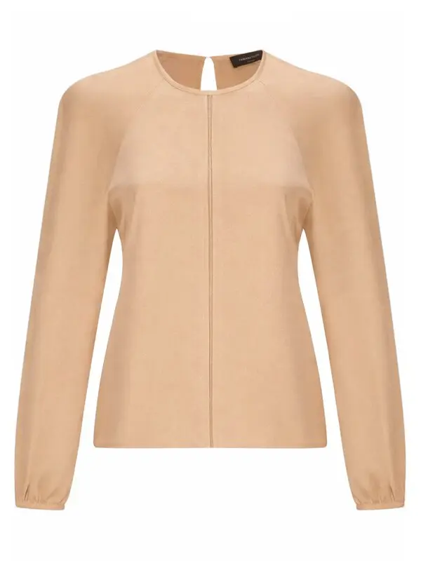 Fabiana Filippi Viscose Top - Beige