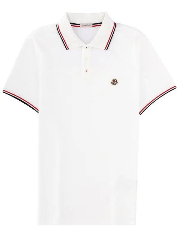 Moncler Polo With Logo Patch