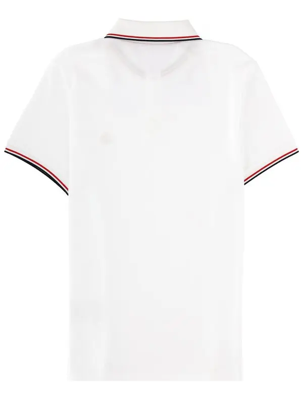 Moncler Polo With Logo Patch