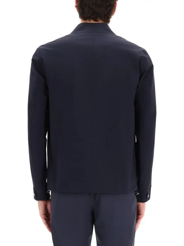 Herno Overshirt With Pocket - Blue