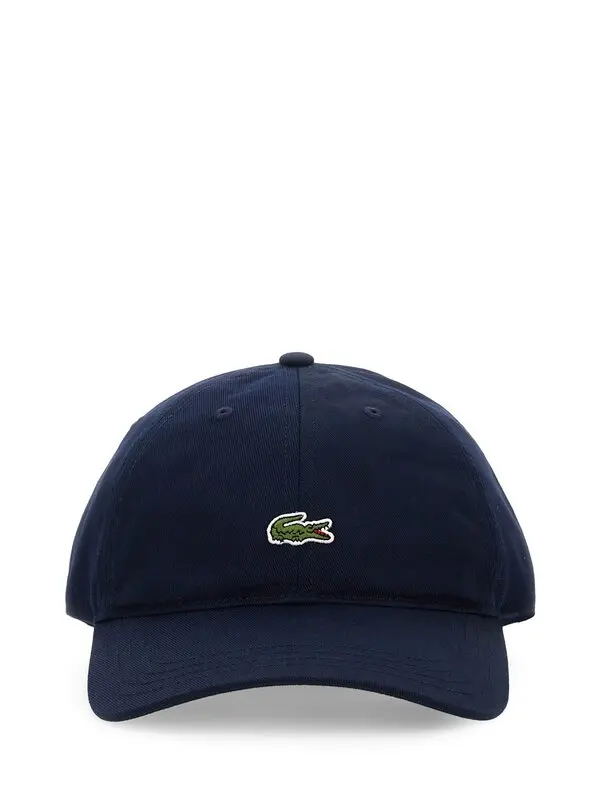 Lacoste Baseball Cap With Logo - Blue