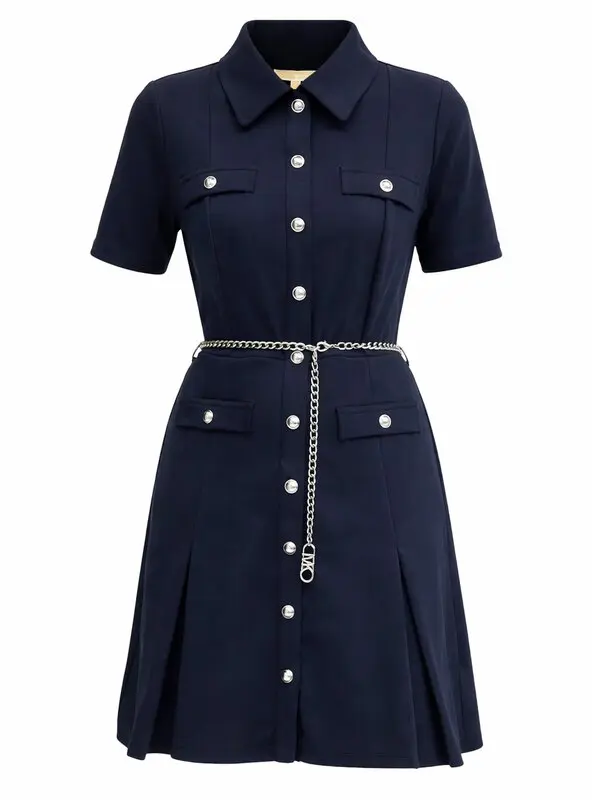Michael Kors Mini "scuba" Dress - Blue