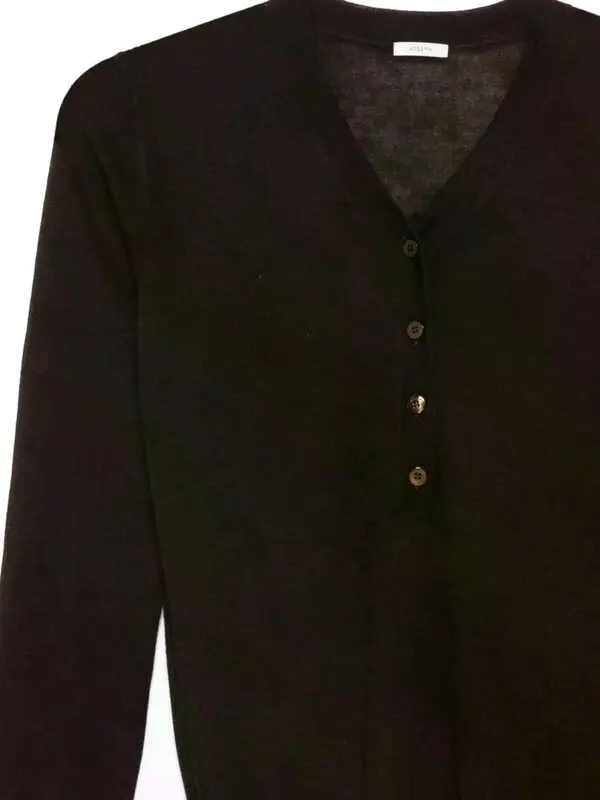 JOSEPH Gillies V-neck Sweater - Brown