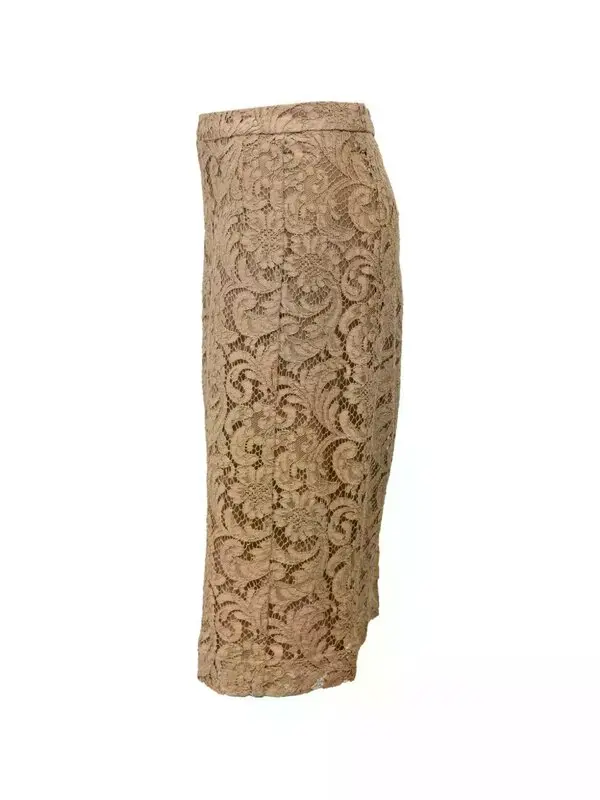 Burberry Lace Pencil Skirt