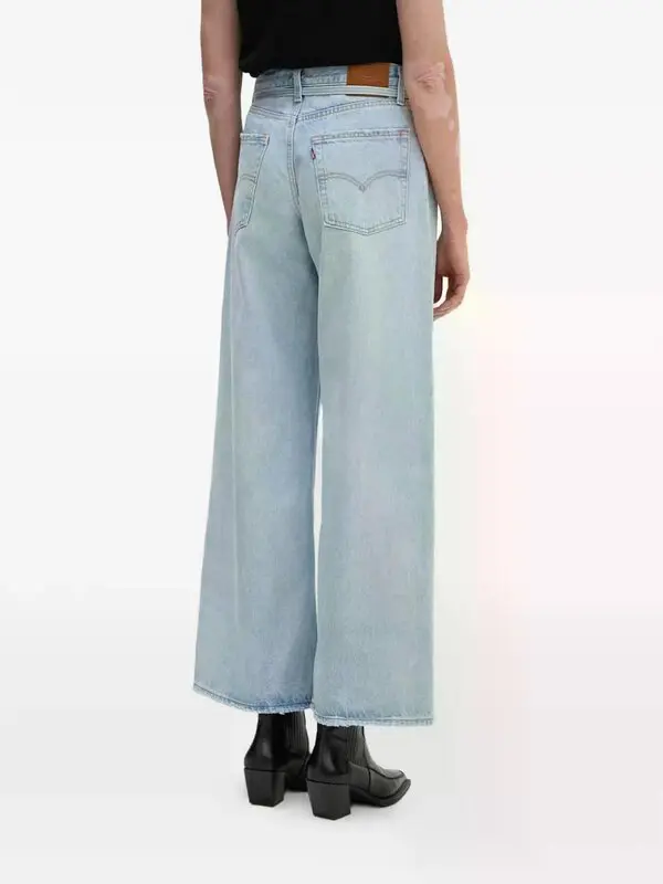 LEVI'S Distressed Wide Leg Jeans