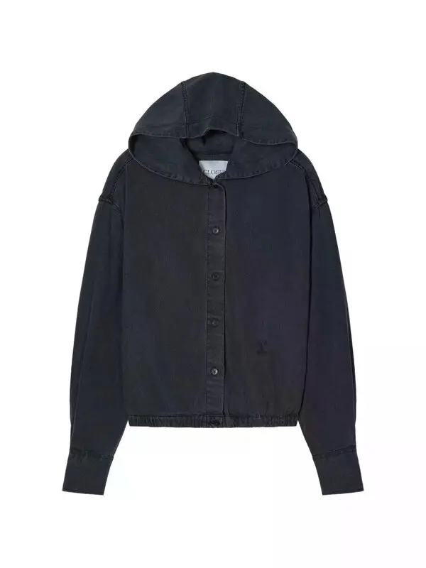 Closed Hooded Buttoned Shirt