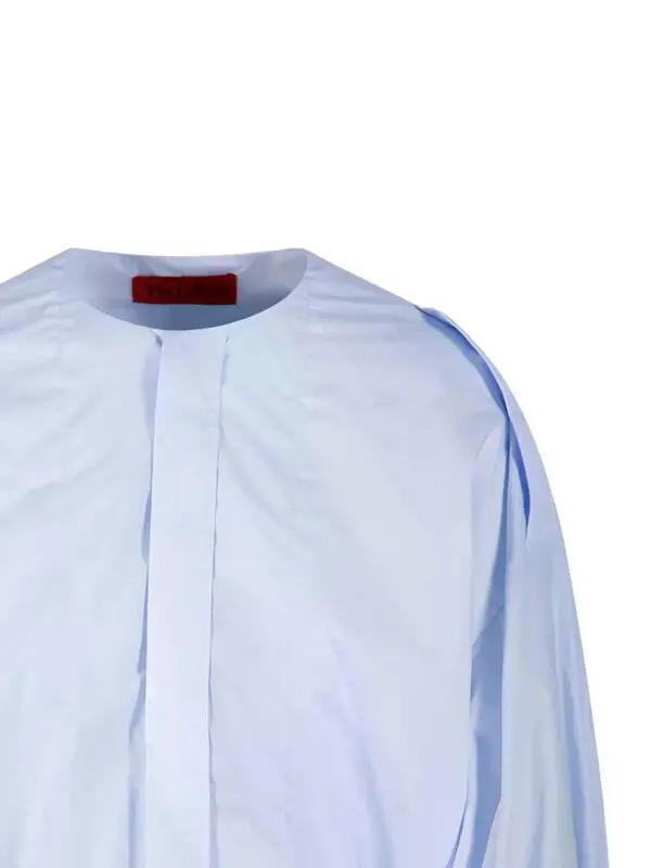 THELATEST Balloon-sleeve Shirt - Blue
