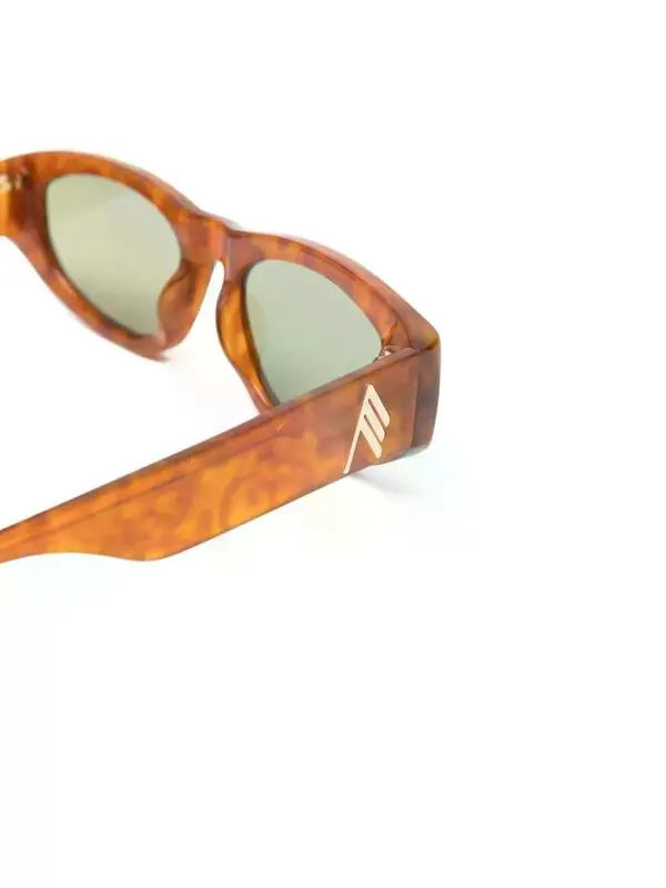 Attico X Linda Farrow Maya Sunglasses - Brown