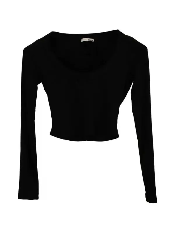 REFORMATION Long-sleeve Cropped Top