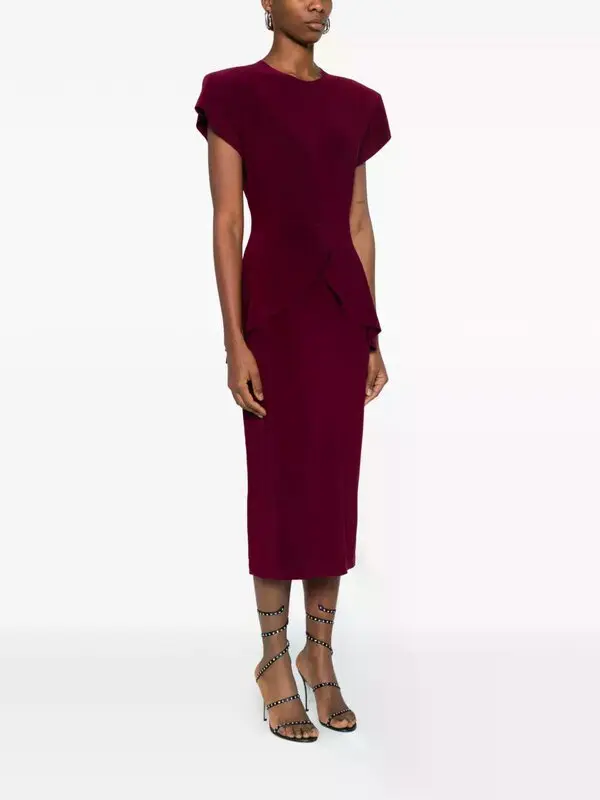 Norma Kamali Short-sleeve Midi Dress