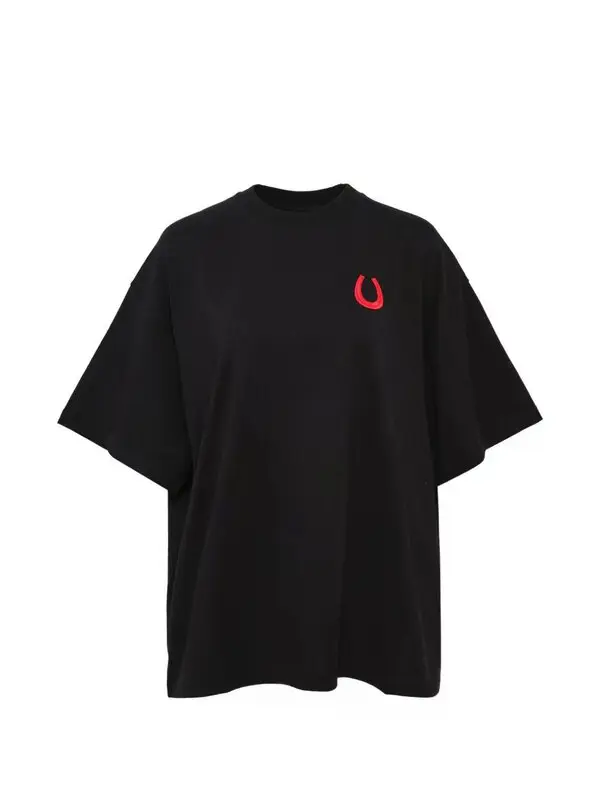 JIL SANDER Embroidered T-shirt - Black