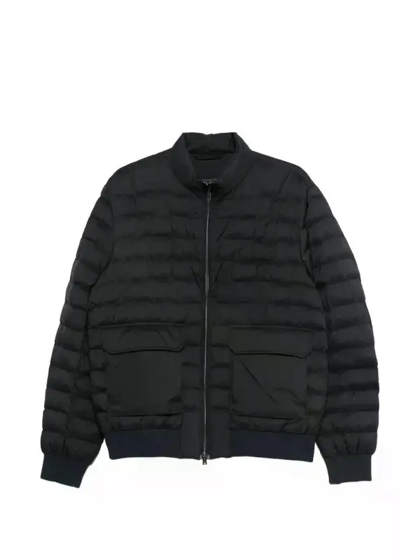 Herno Quilted Pocket Jacket - Blue