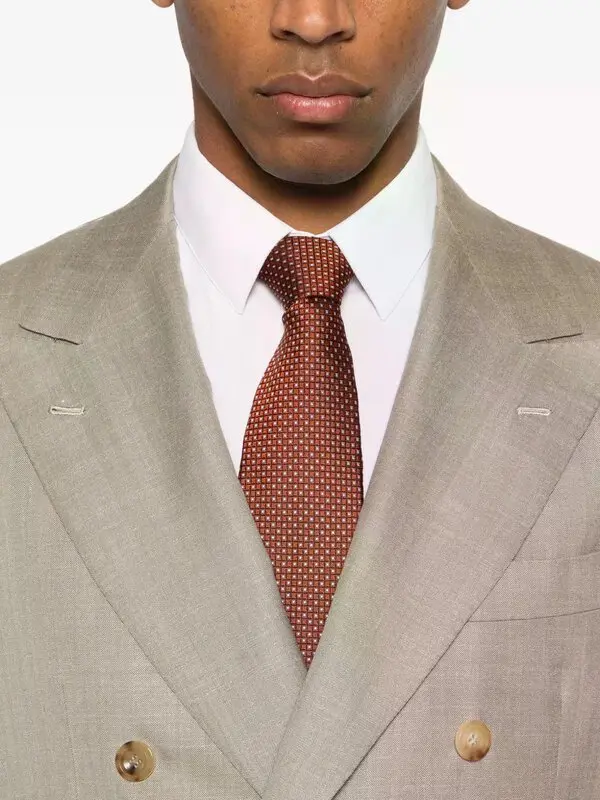 Kiton Double-breasted Suit - Neutrals